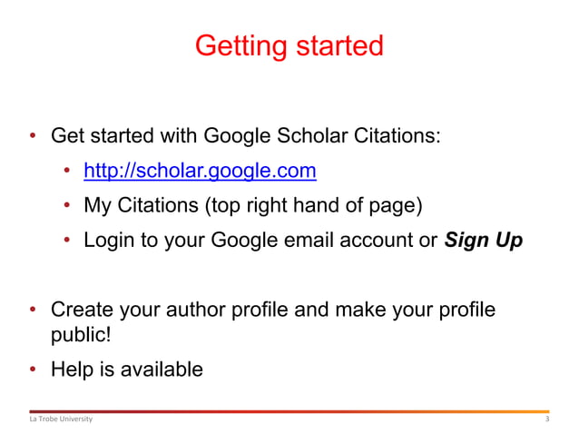 Google Scholar Citation Analysis | PPT