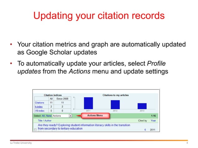 Google Scholar Citation Analysis | PPT