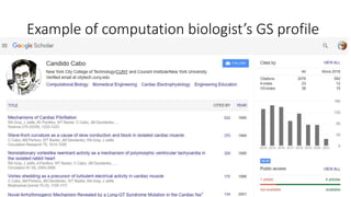Google scholar profiles | PPTX