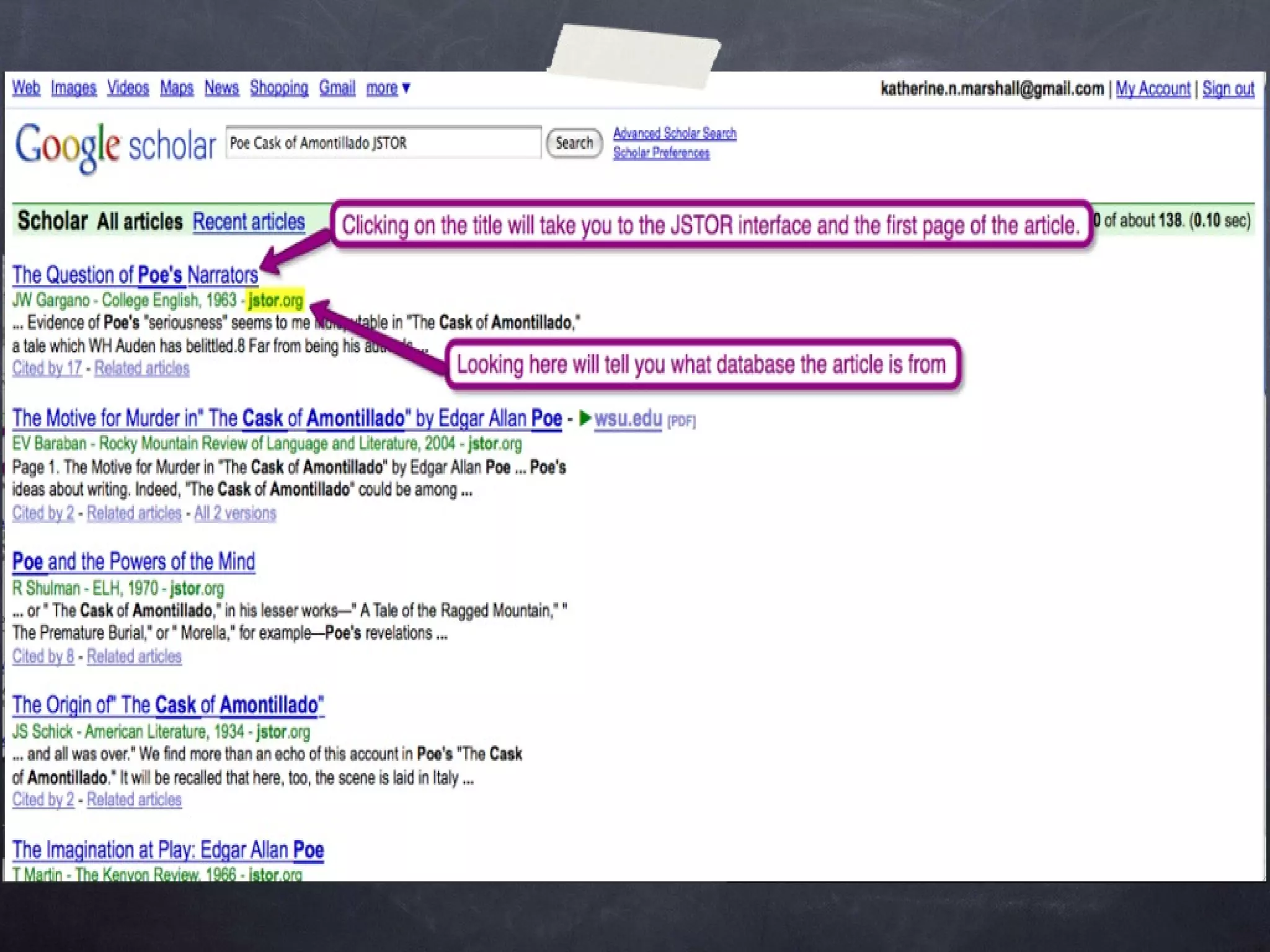 Google Scholar Search Tips | PPT | Search | Internet