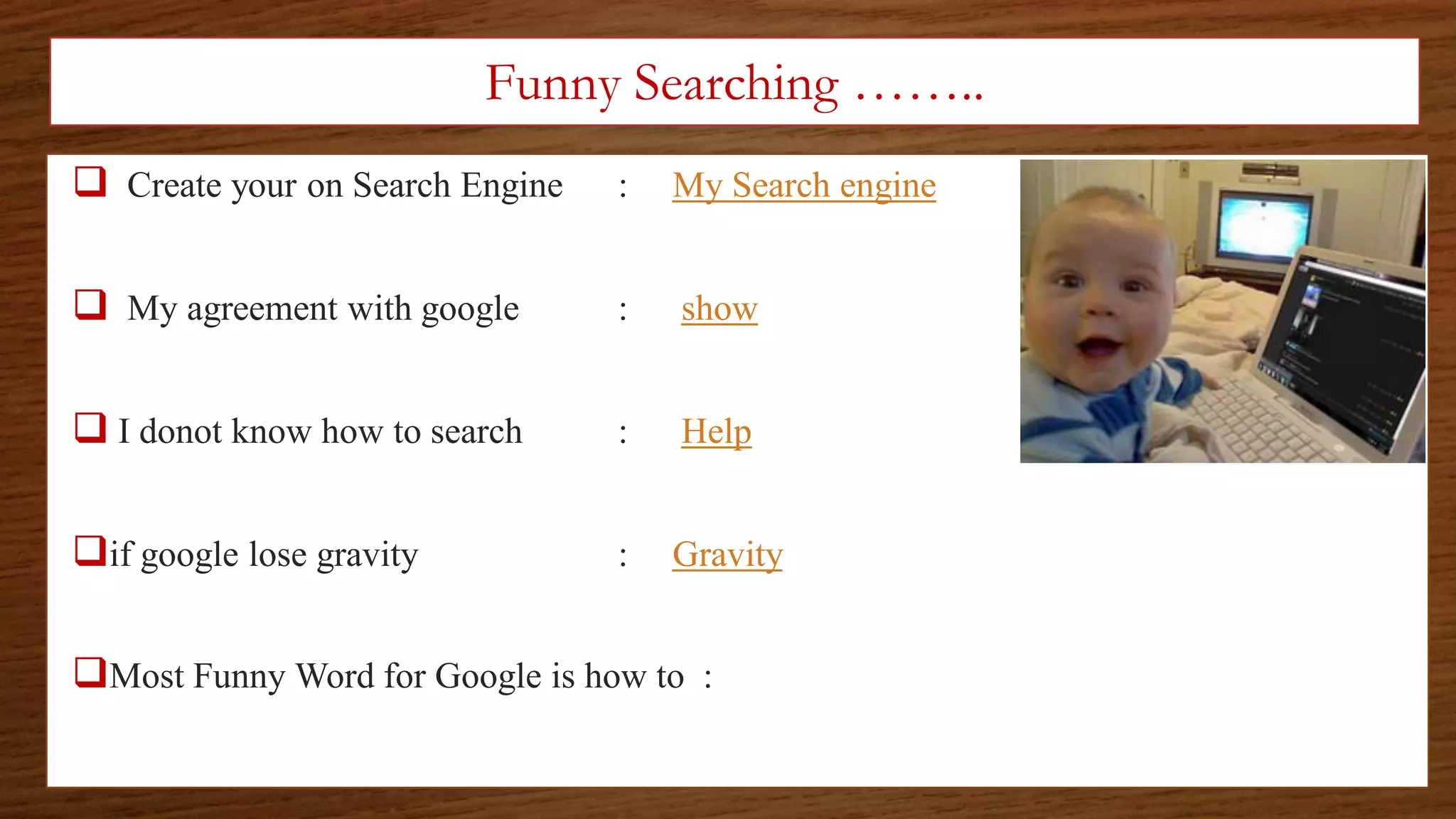 Google search ....... | PPT