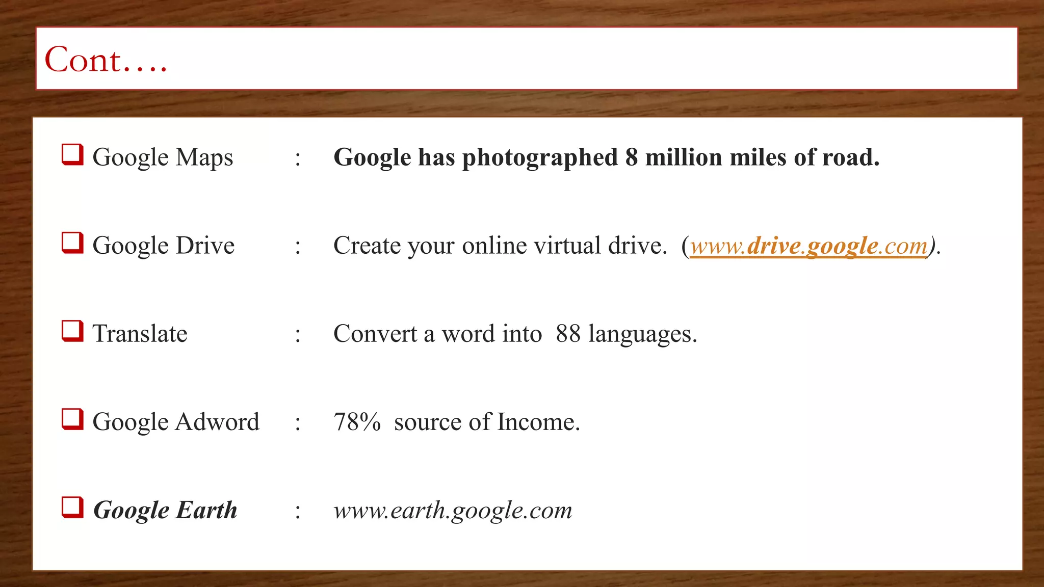 Google search ....... | PPT