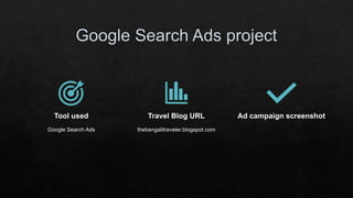 Google search ads project | PPTX