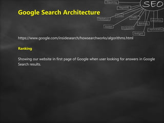 Google search architecture | PPTX