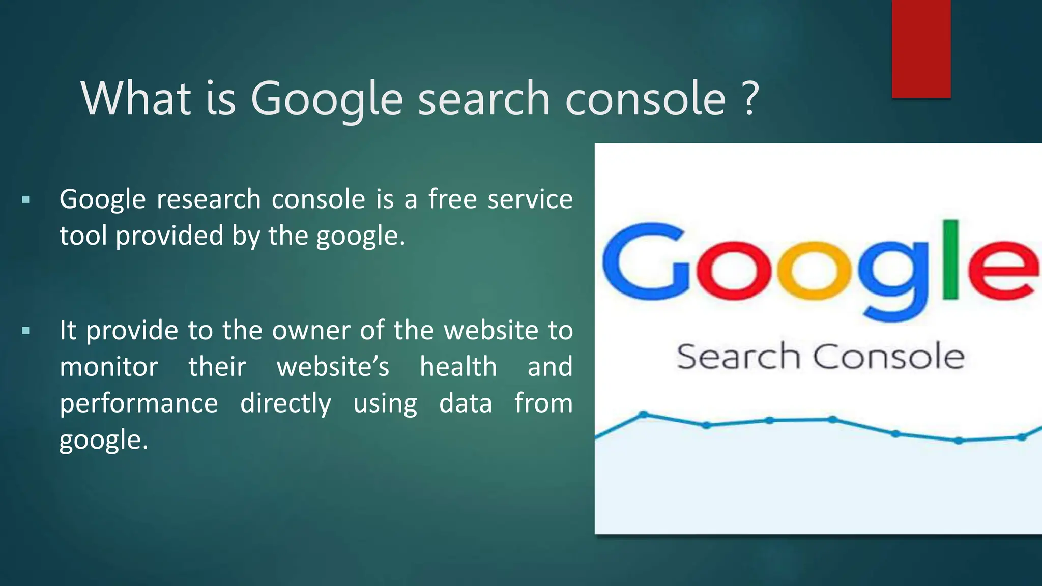 Learn About Google search console tool .pptx