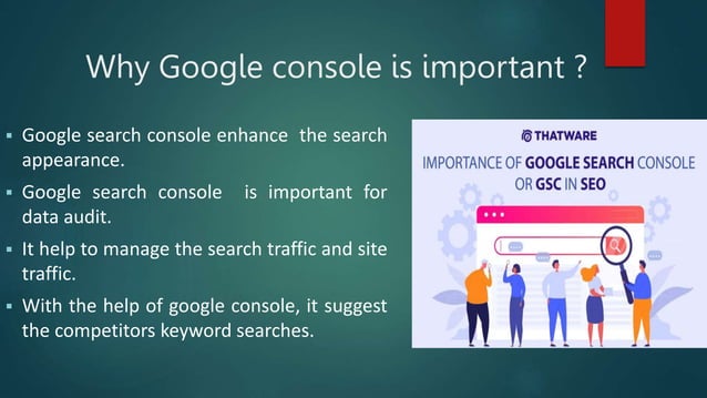 Learn About Google search console tool .pptx