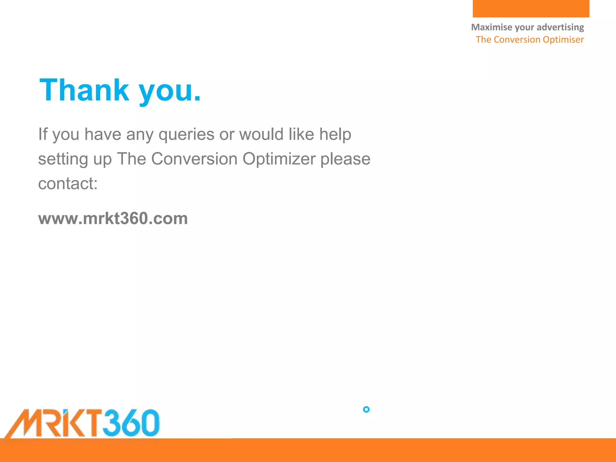 Google Search Conversion Optimizer | PPT