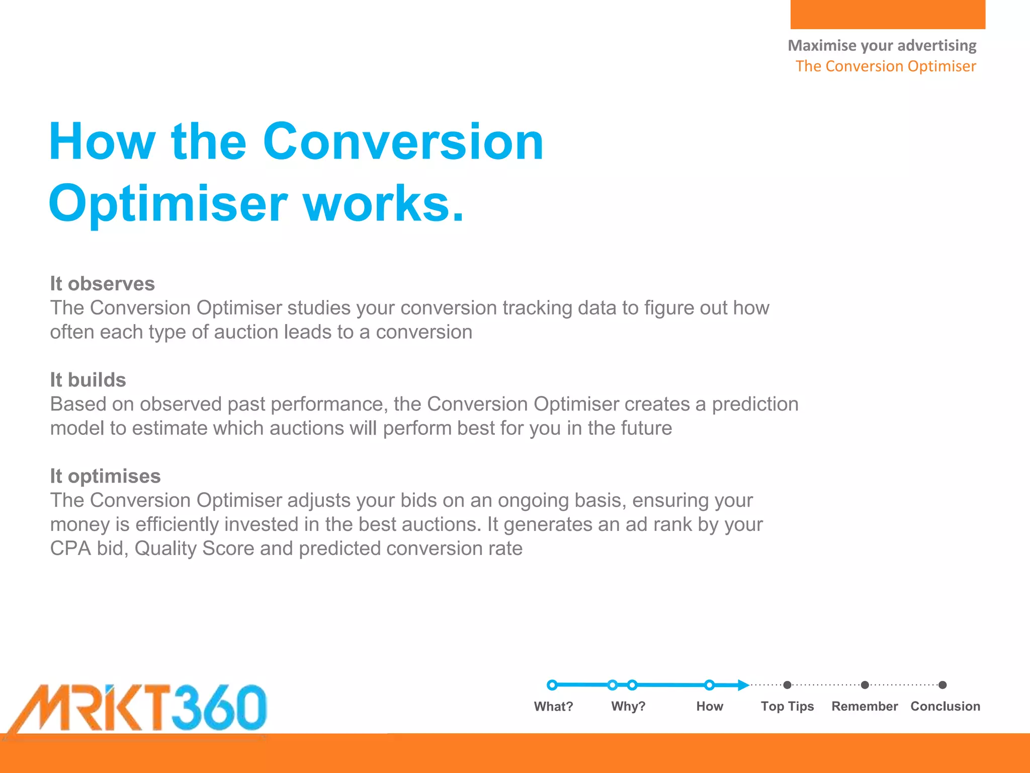 Google Search Conversion Optimizer | PPT