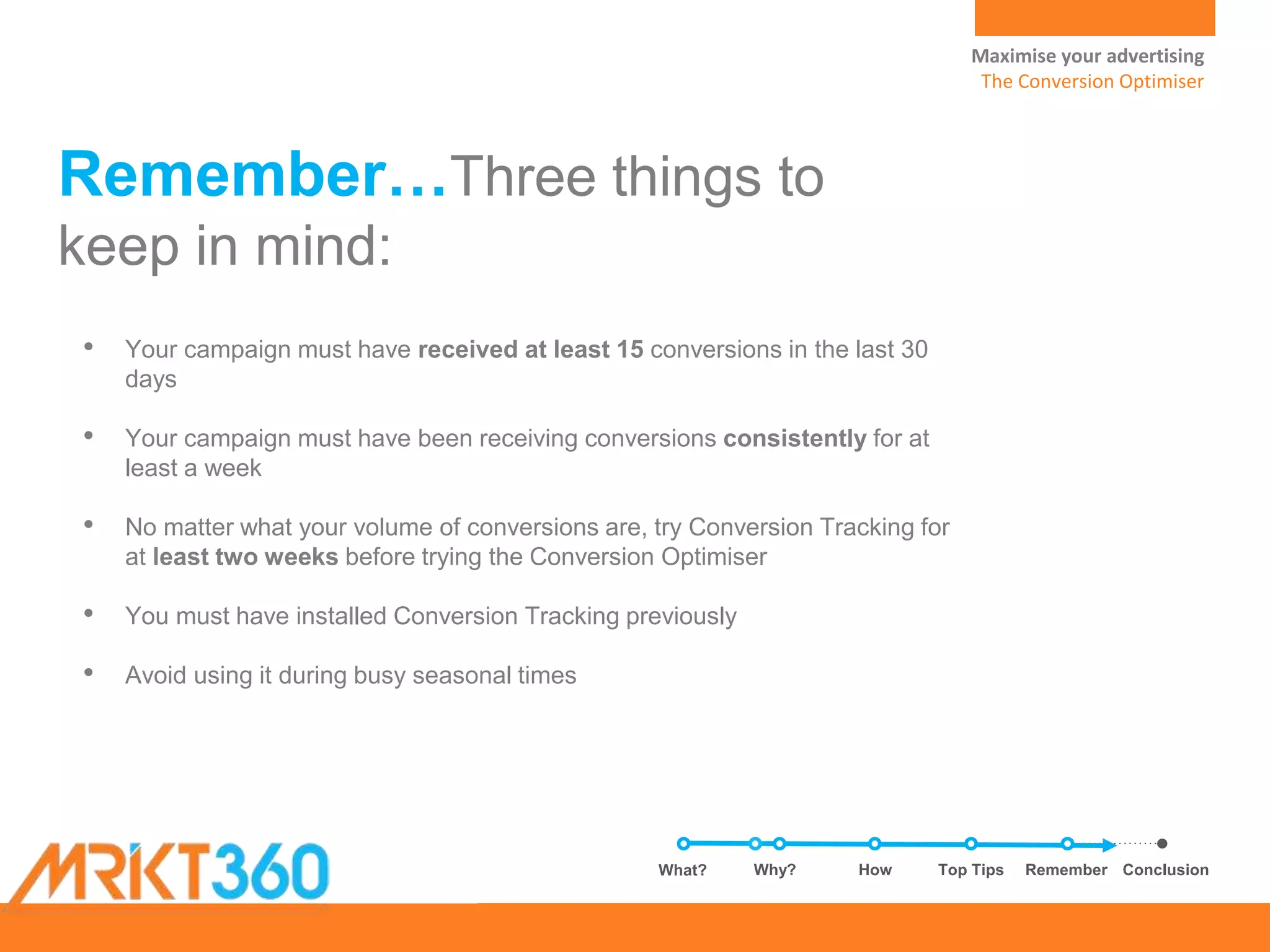 Google Search Conversion Optimizer | PPT