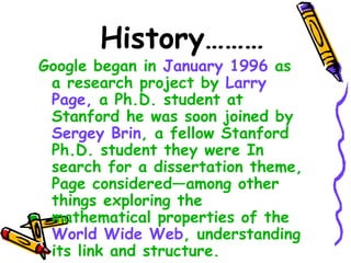 Google Search Engine | PPT