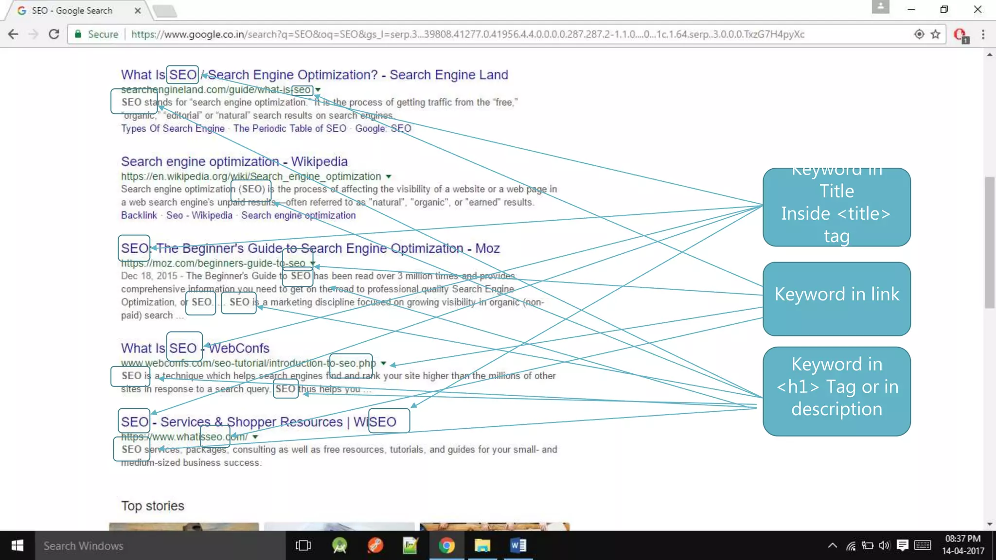 How Google search works ppt | PPTX