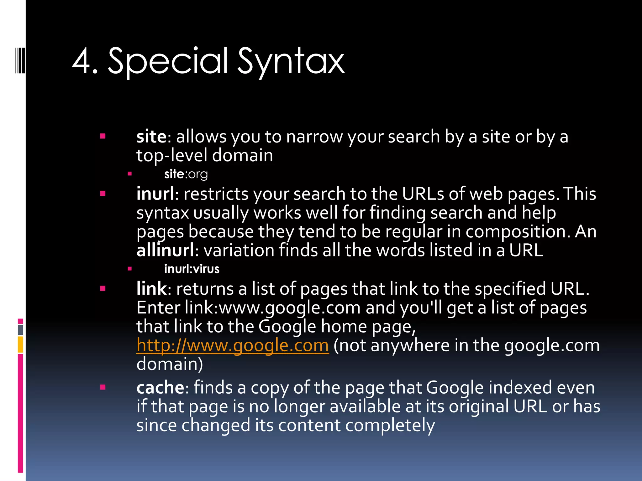 Google search techniques | PPTX