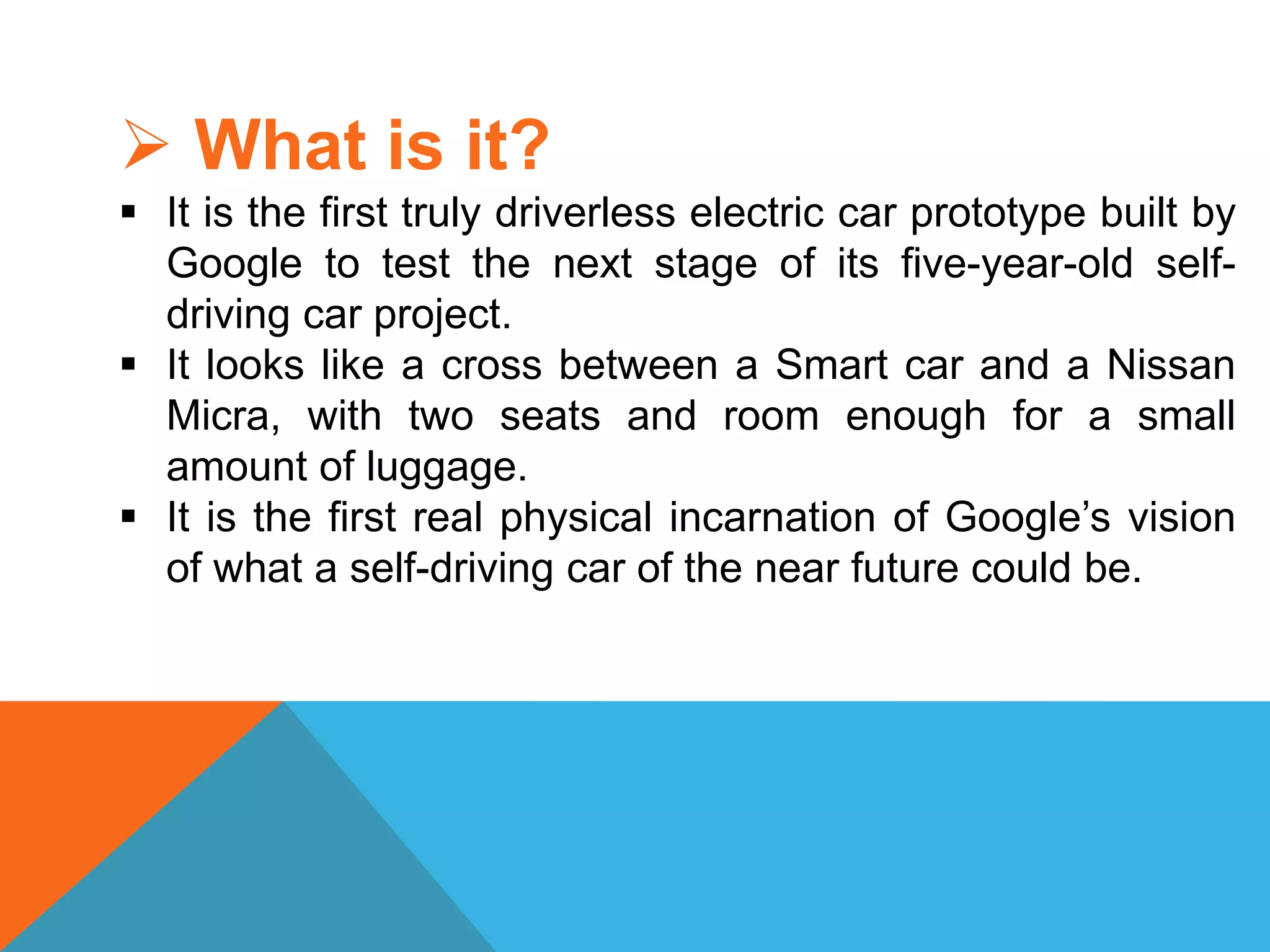 GOOGLE SELF DRIVING CAR.pptx