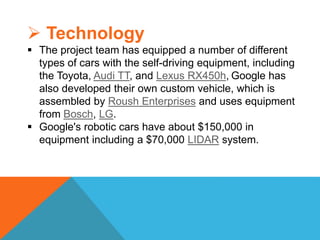 GOOGLE SELF DRIVING CAR.pptx