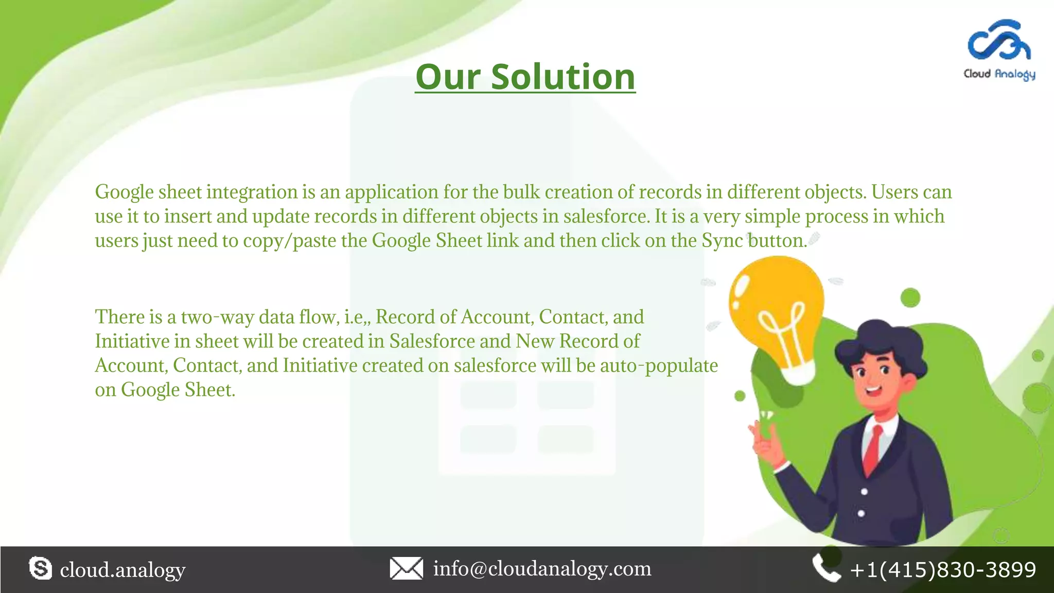 Google Sheet Integration | PPTX | Cloud Computing | Internet