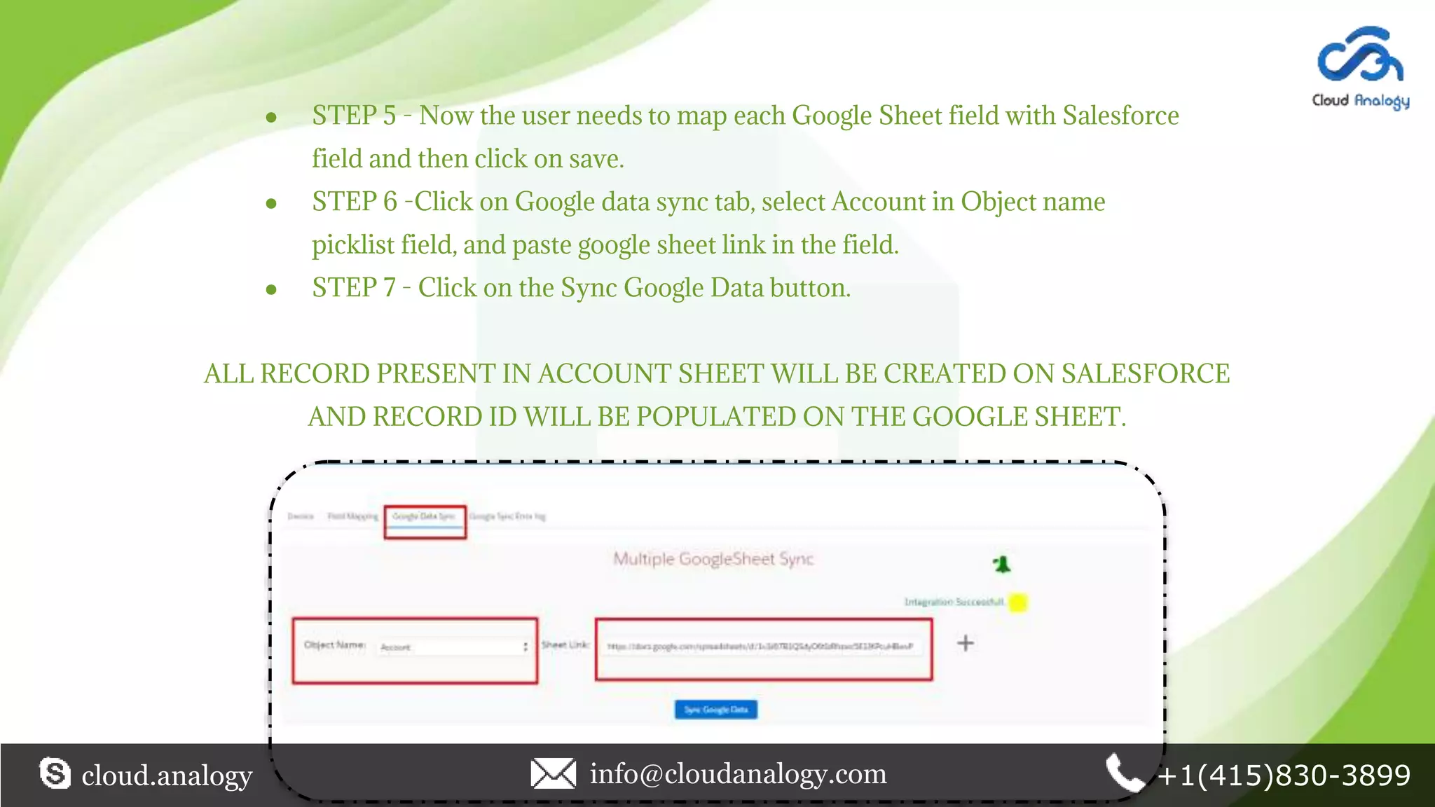 Google Sheet Integration | PPTX | Cloud Computing | Internet