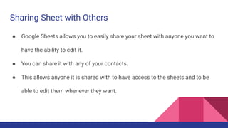 Google Sheets | PDF