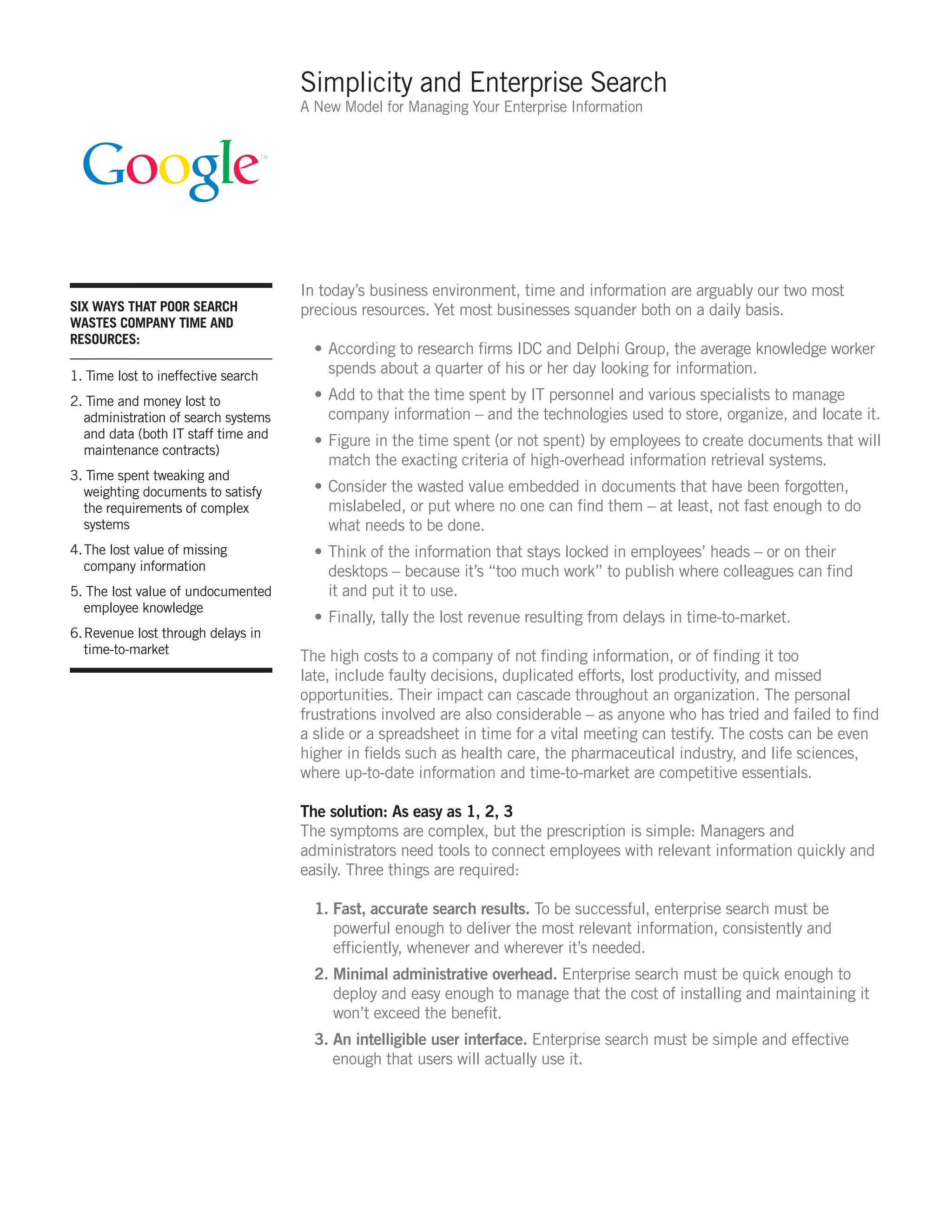 Google Simplicity Enterprise Wp | PDF