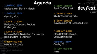 TU Dublin GDSC DevFest 2023 presentation | PPT