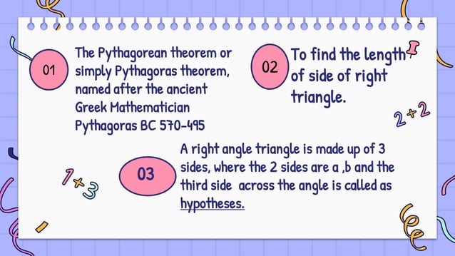 Trignometry with Pythagoras theorem with example | PPTX | Physics | Science