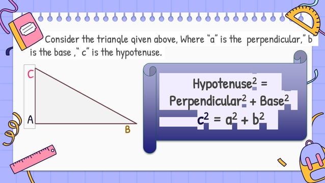 Trignometry with Pythagoras theorem with example | PPTX | Physics | Science