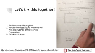 MathVision: A Mobile Video Application for Math Teacher Noticing Of ...