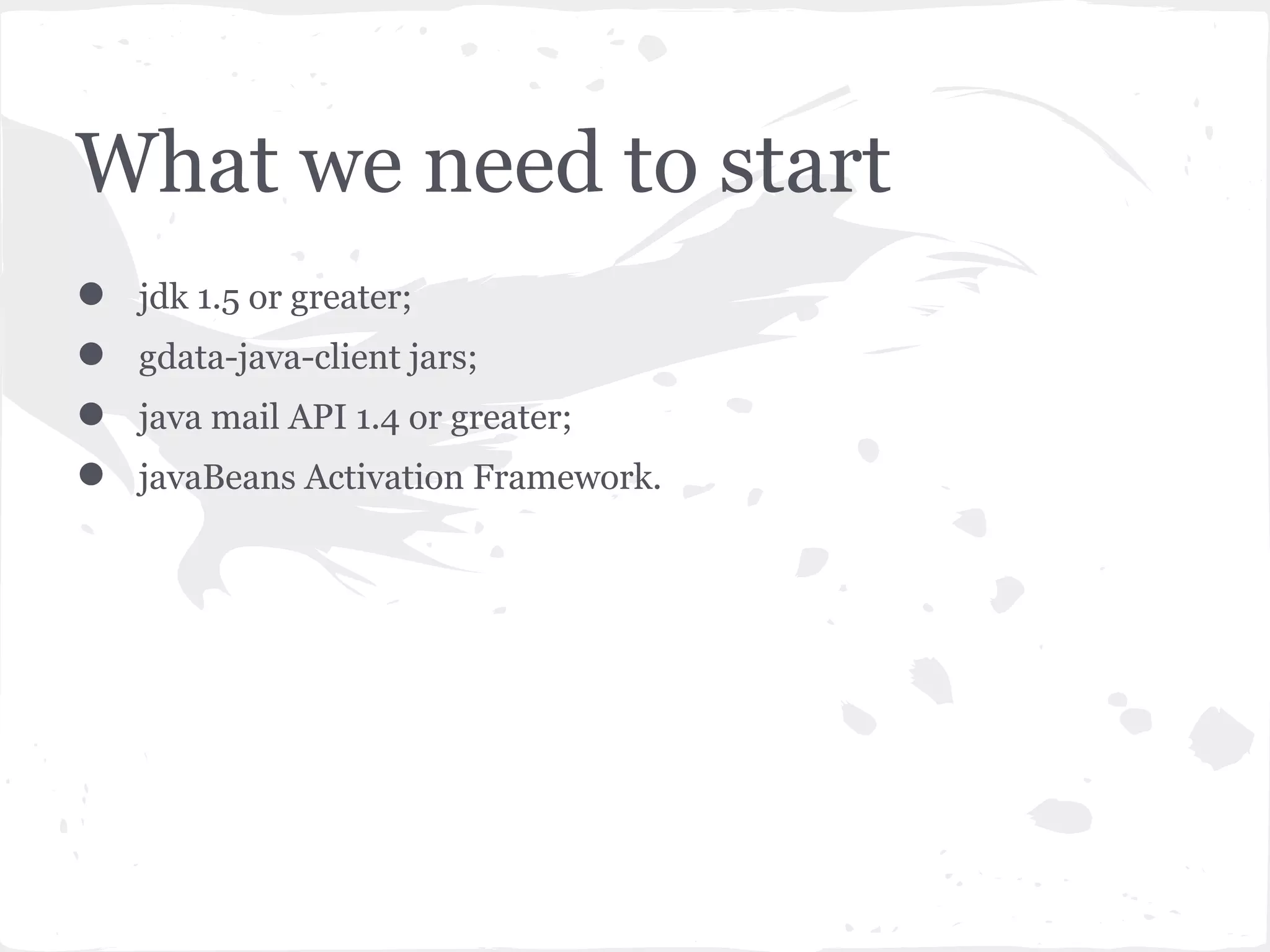 Overview of Google spreadsheet API for Java by Nazar Kostiv | PPT