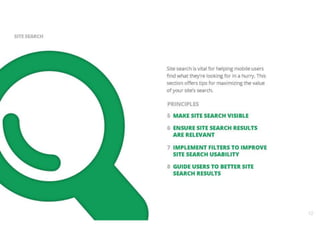 Google's Principle's of Mobile Website Design | PPT