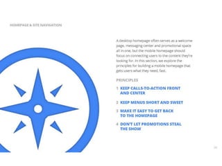 Google's Principle's of Mobile Website Design | PPT