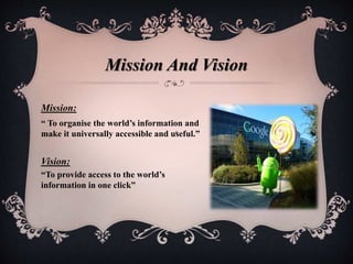 Google strategy and business development | PPTX