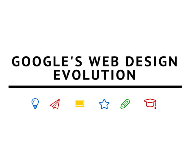 Google's web design over the years | PDF