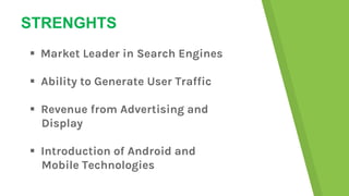 Google - SWOT Analysis | PPTX