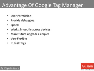 Google tag manager | PPTX