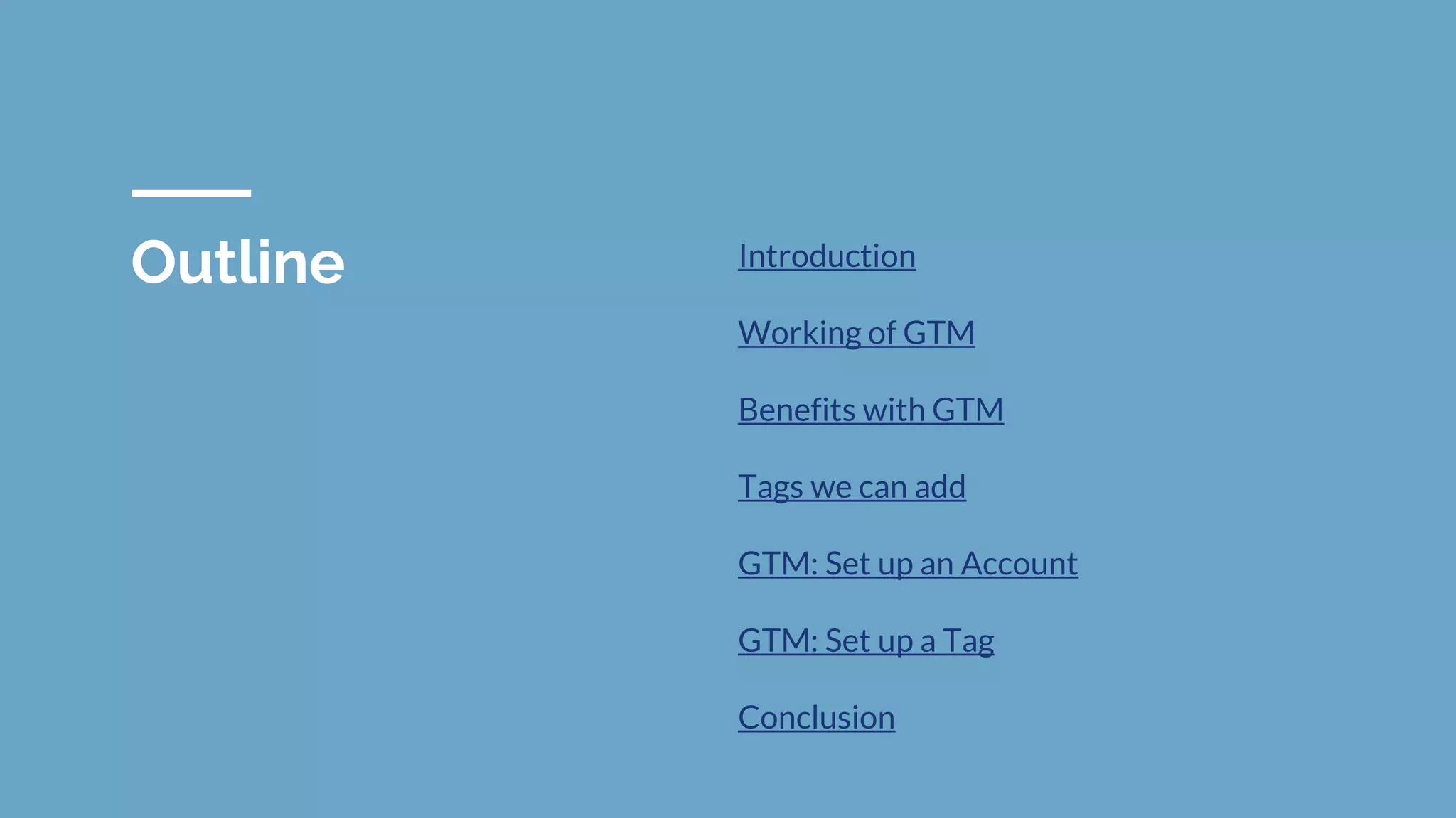 Google Tag Manager (GTM) | PPTX