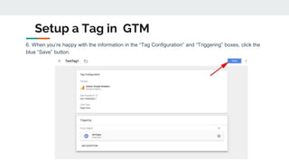 Google Tag Manager (GTM) | PPTX
