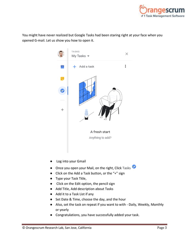 A Detailed Google Tasks Guide To Make Task Management Easier | PDF