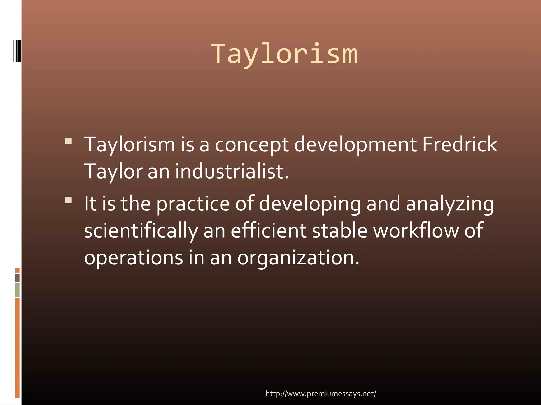 Google taylorism concept | PPT