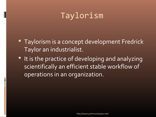 Google taylorism concept | PPT