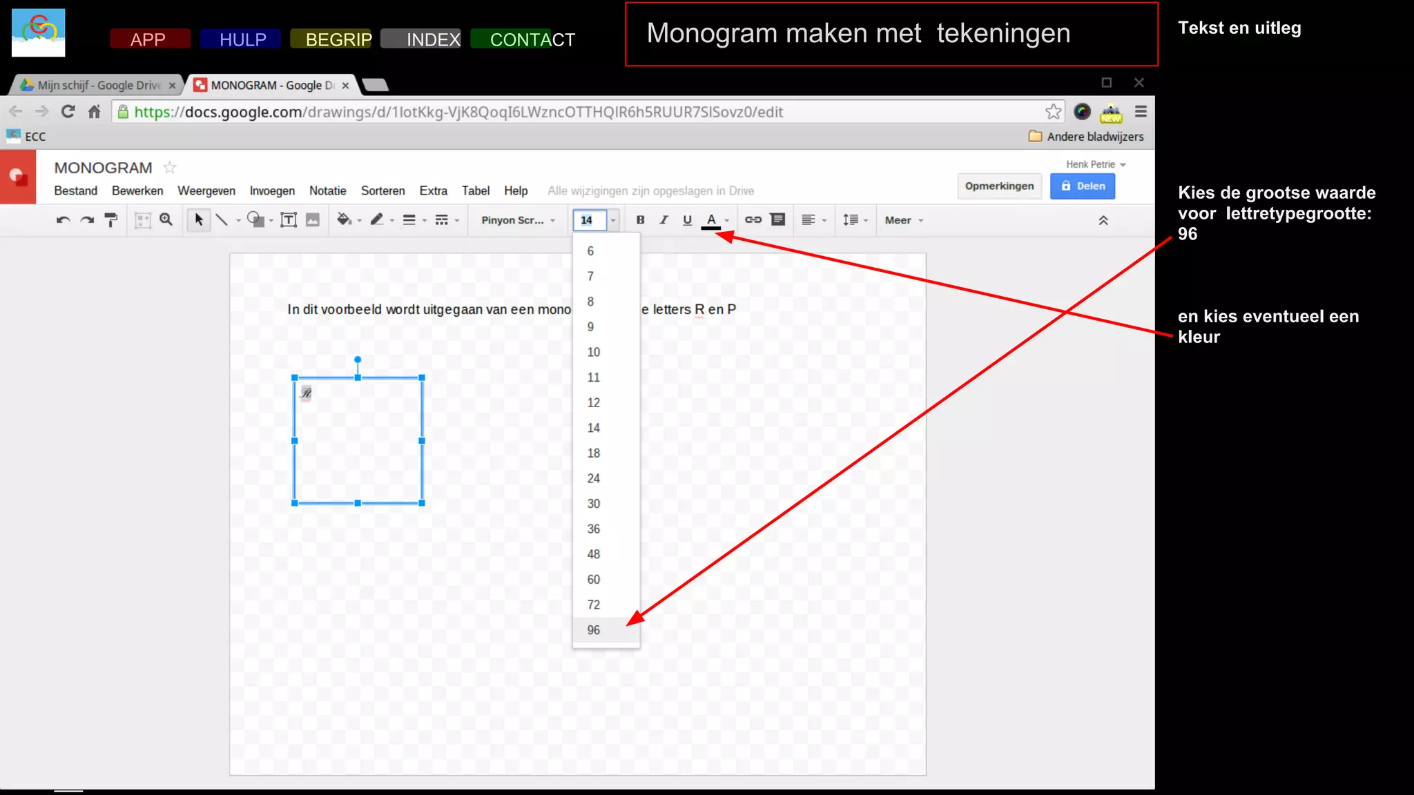 Google tekeningen zelf een monogram maken | PDF