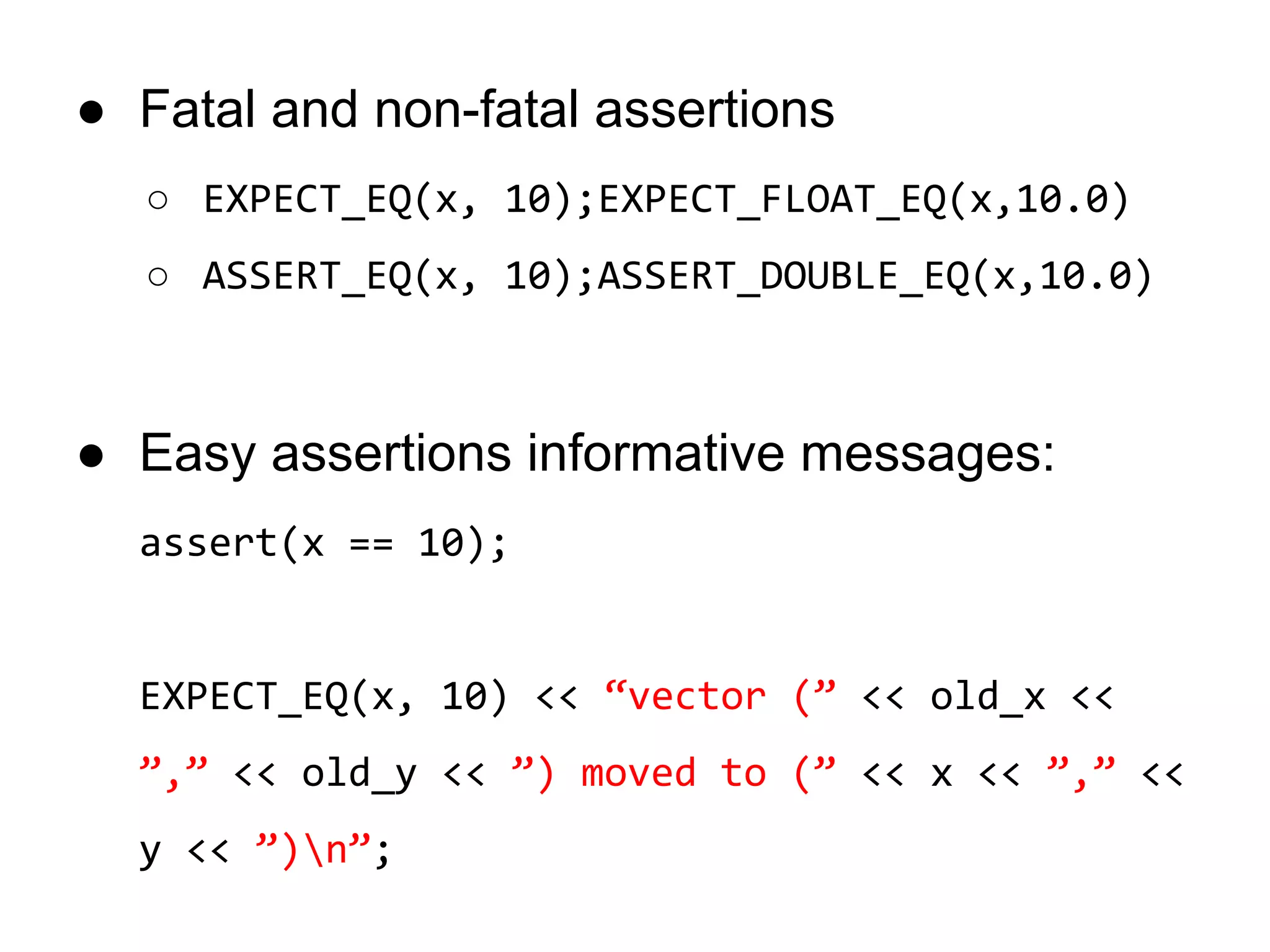An introduction to Google test framework | PDF