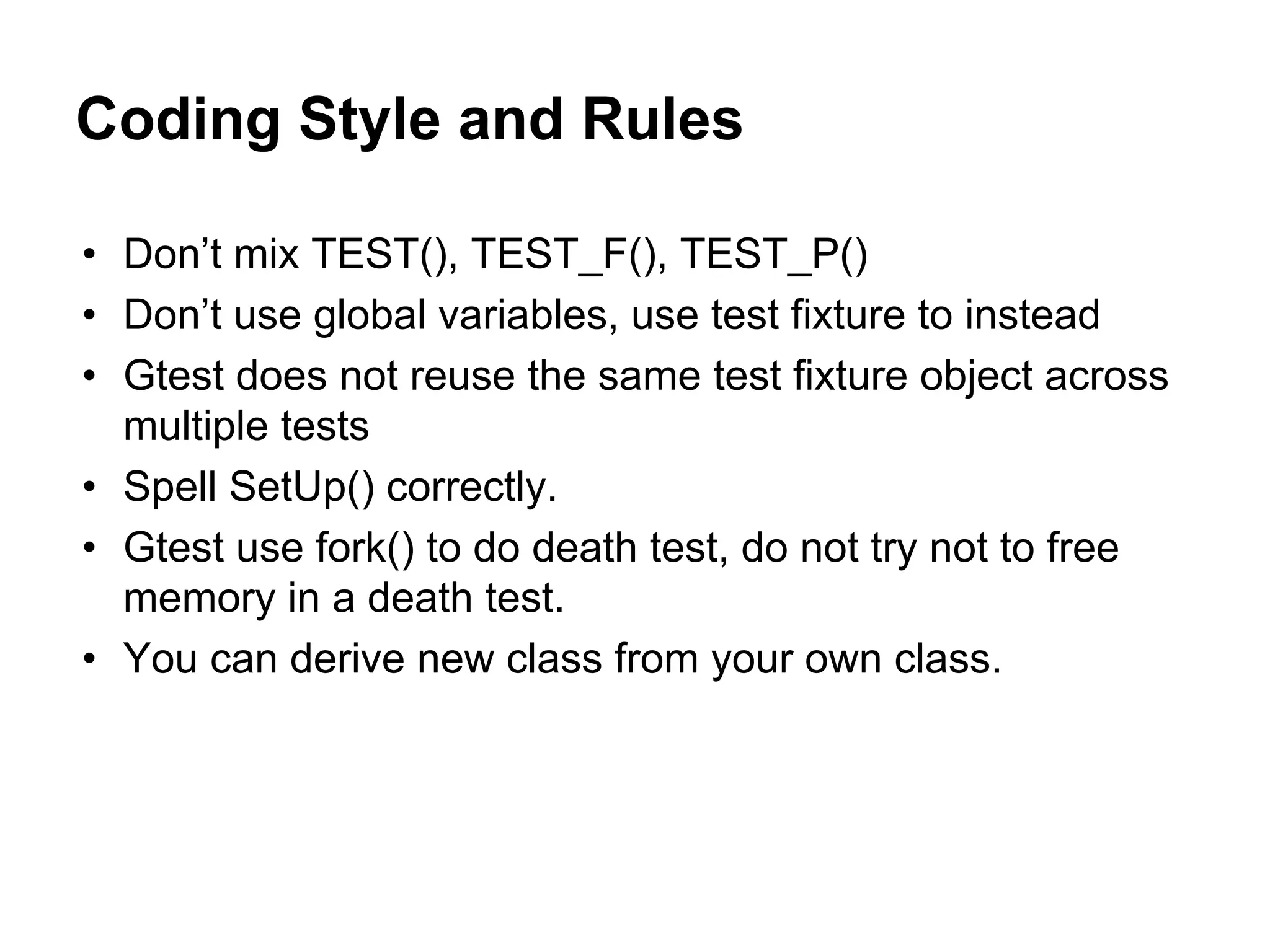 An introduction to Google test framework | PDF