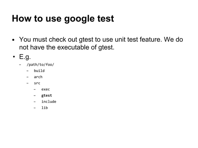 An introduction to Google test framework | PDF