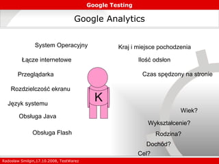 Google Testing Testwarez | PPT