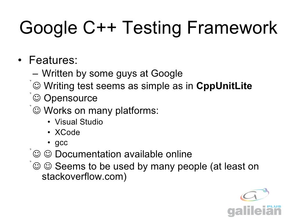 Google C++ Testing Framework in Visual Studio 2008
