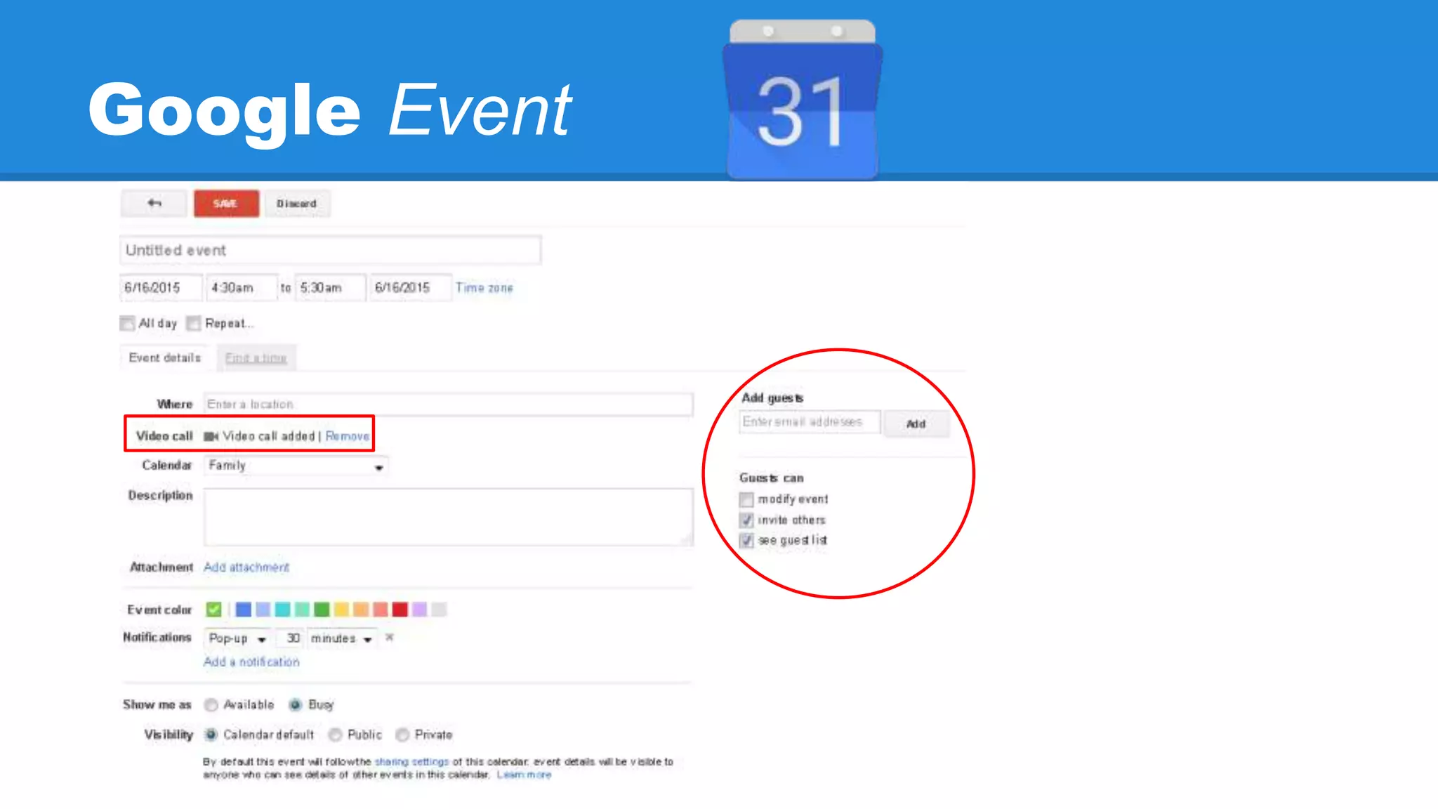 Google Tools with Events | PPTX