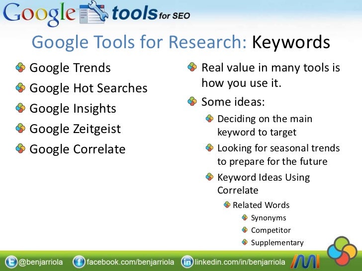 Google Tools for SEO