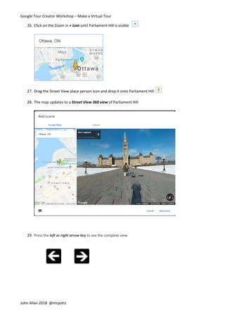 Creating a Virtual Tour with Google Tour Creator | PDF