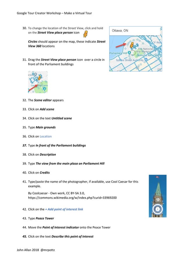 Creating a Virtual Tour with Google Tour Creator | PDF