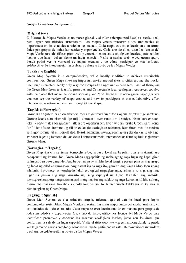 Google Translator | PDF