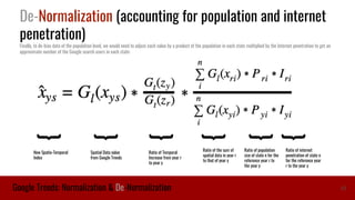 Google Trends Normalization and De-normalization | PDF